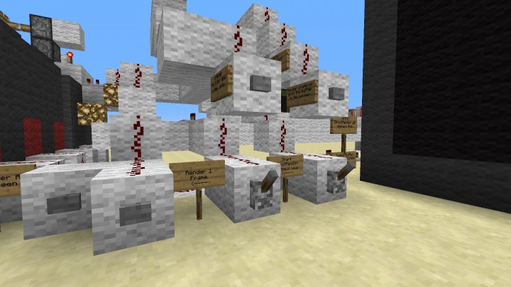 5-Layer 2D Rendering System [16:9] (GPU) {Part of RedTech} Minecraft Map