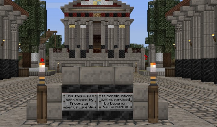 Roman Forum Minecraft Map
