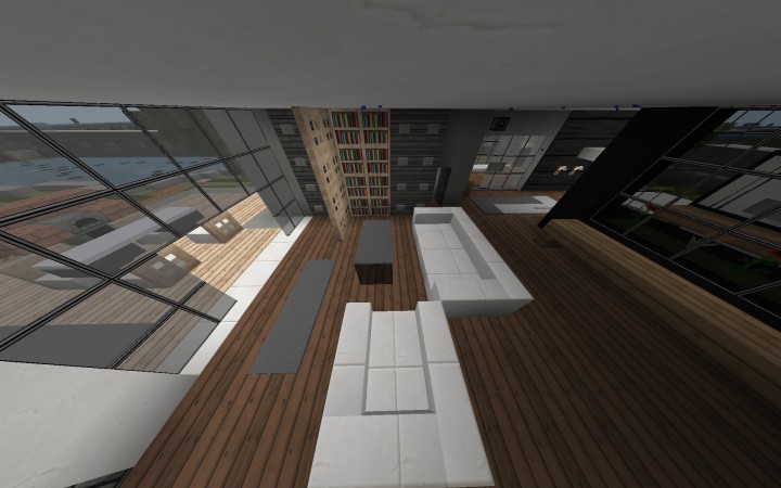 Minecraft-Medium Sized Modern House (w/ video review) Minecraft Map