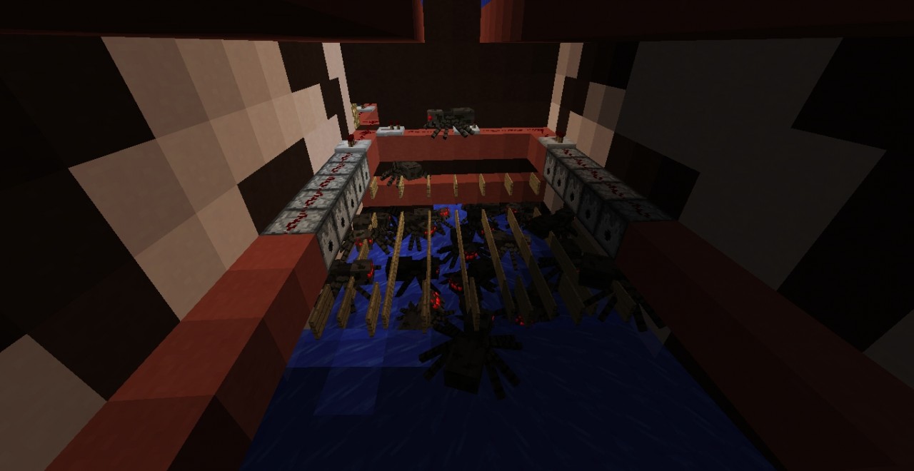 Automatic Spider String Farm 1.8 Minecraft Map