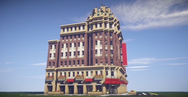 Luxury Department Store With Interior Minecraft Map