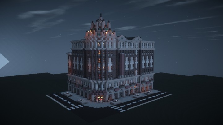 Luxury Department Store With Interior Minecraft Map