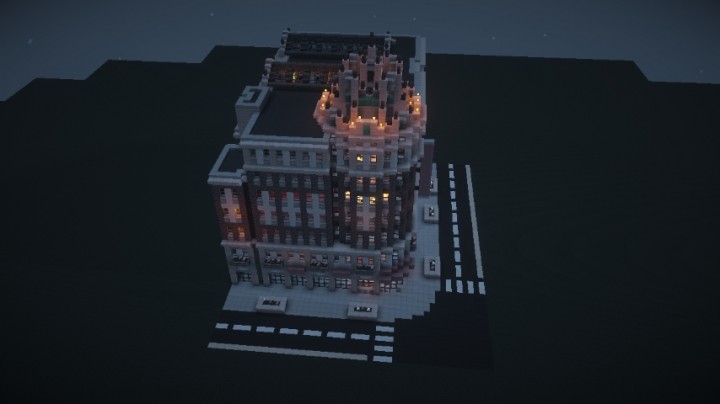 Luxury Department Store With Interior Minecraft Map