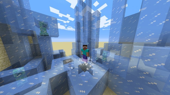 Elemental Attacks In One Command Minecraft! Minecraft Map