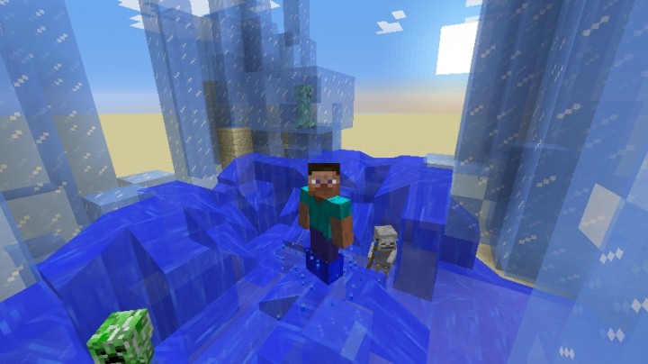 Elemental Attacks In One Command Minecraft! Minecraft Map