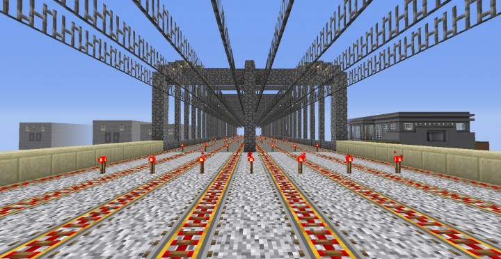 Railway Bridge Minecraft Map