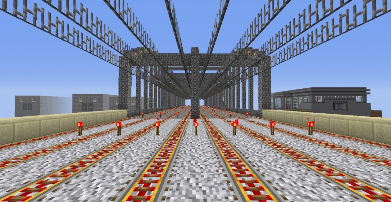 Railway Bridge Minecraft Map