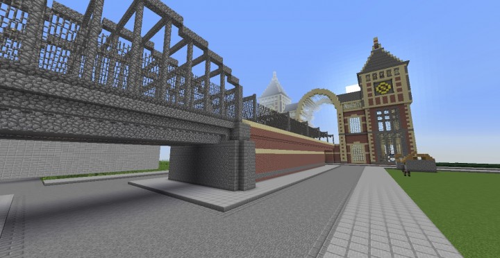 Railway Bridge Minecraft Map