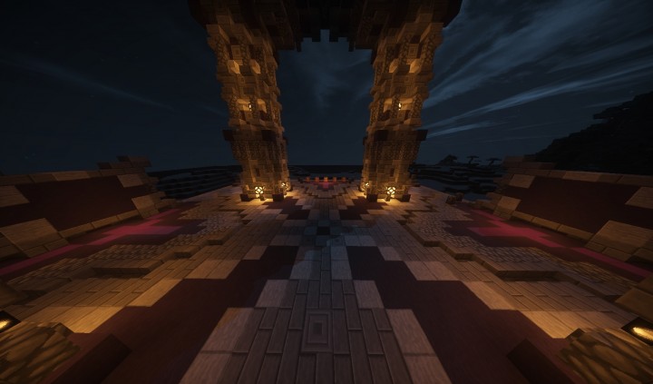 Purple Spawn Minecraft Map