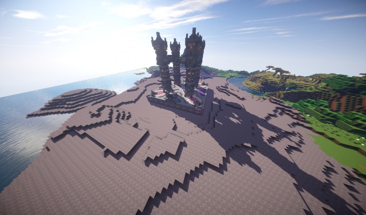 Purple Spawn Minecraft Map