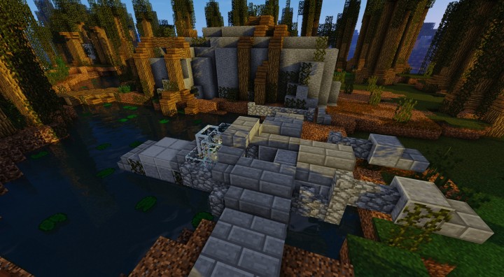 Yoda's Hut: Dagobah Minecraft Map