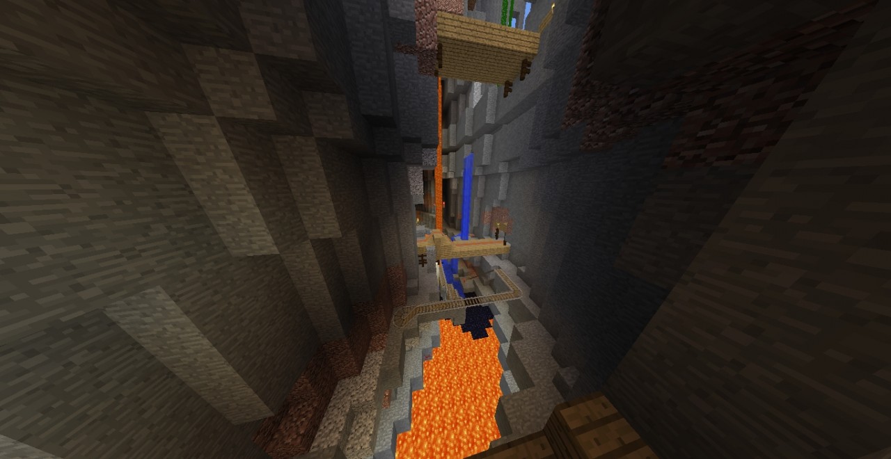 The Mine: Minecraft Roller Coaster. Minecraft Map