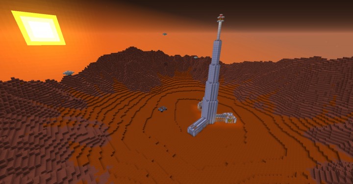 Mars Surveillance and Exploration Base Minecraft Map