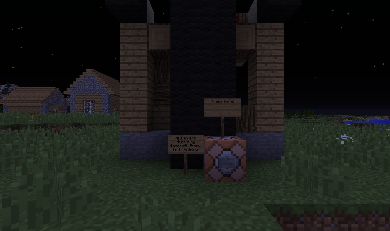 Minecraft: Story Mode building Minecraft Project