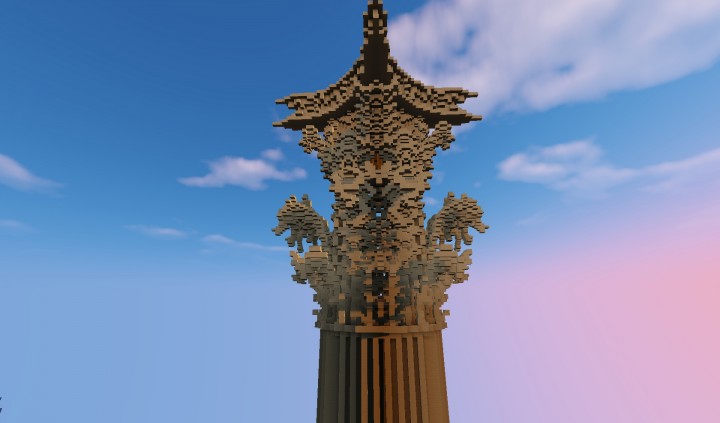 Greek Corinthian column Minecraft Map