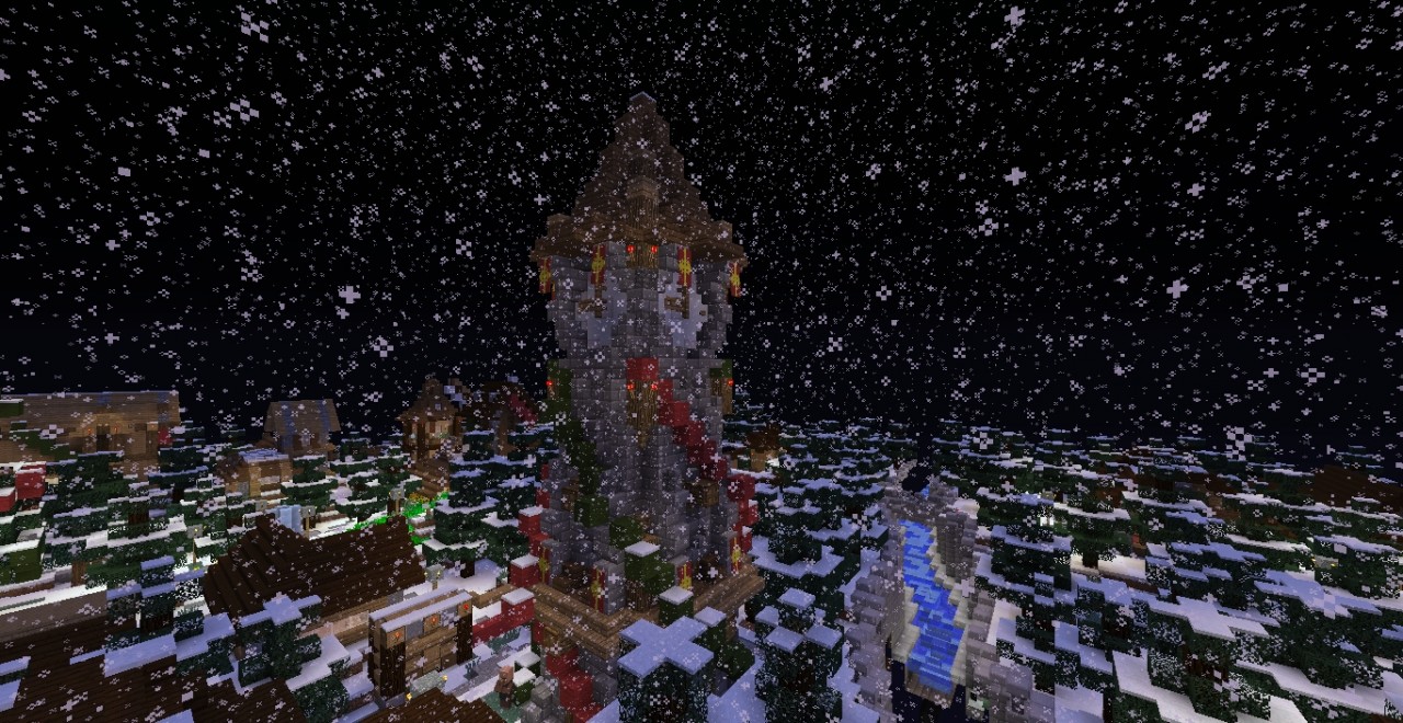 Minecraft Christmas - Polar Pines Minecraft Map