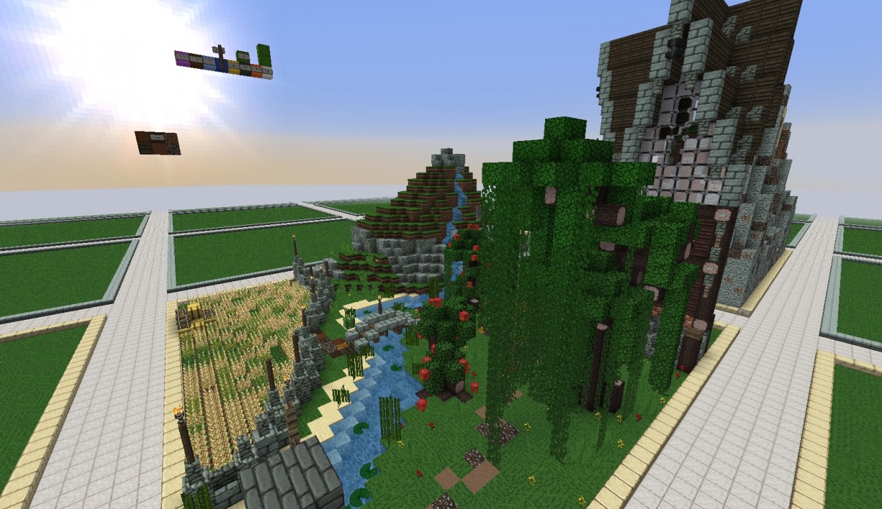 Random Themed Build with hobo cave Minecraft Map