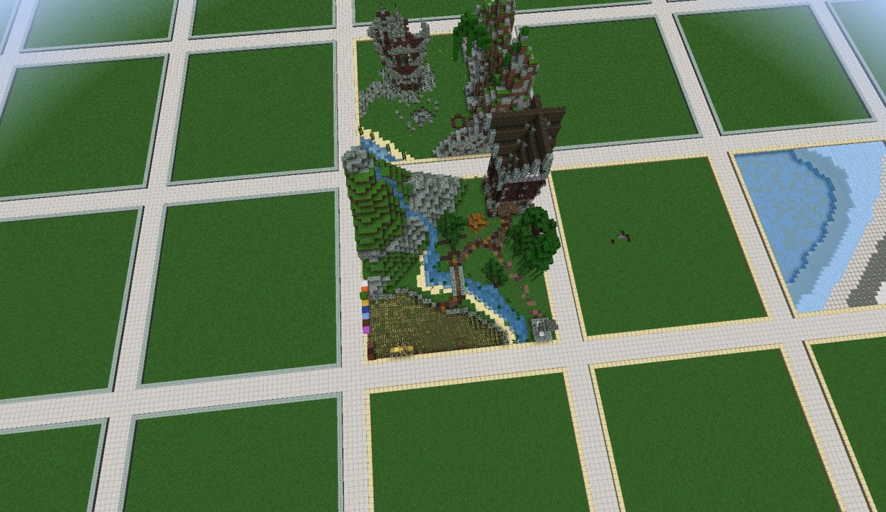 Random Themed Build with hobo cave Minecraft Map