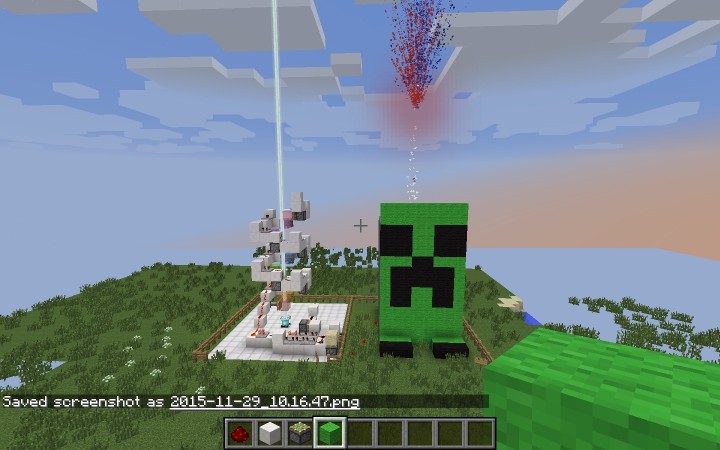 Minecraft Story Mode Creeper Fireworks Dispenser And Rainbow Beacon Minecraft Map