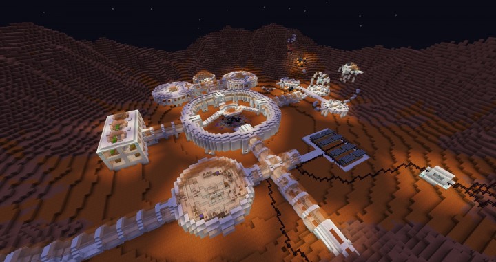 E.P.E.F - 'NEWLIFE' Mars base Minecraft Map
