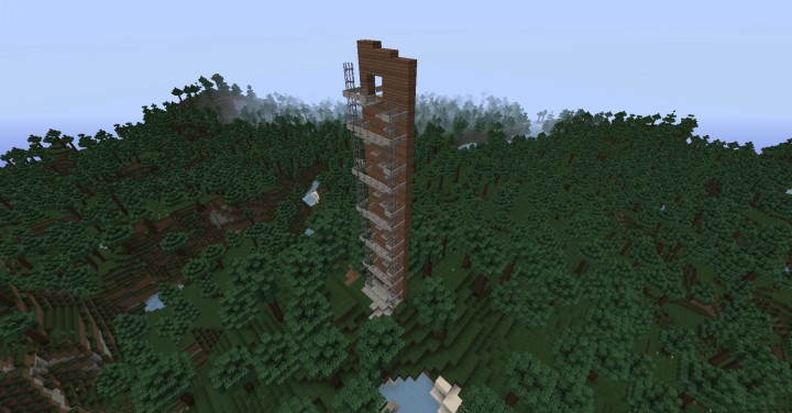 Observation tower Minecraft Map