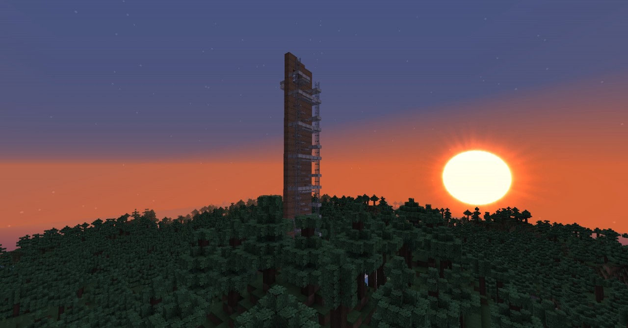Observation tower Minecraft Map