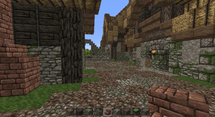 Small medieval willage Minecraft Map