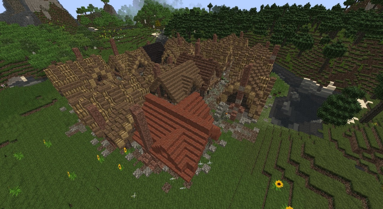 Small medieval willage Minecraft Map
