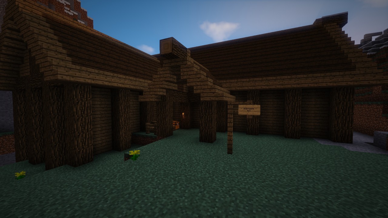 Nightgate Inn from Skyrim Minecraft Map