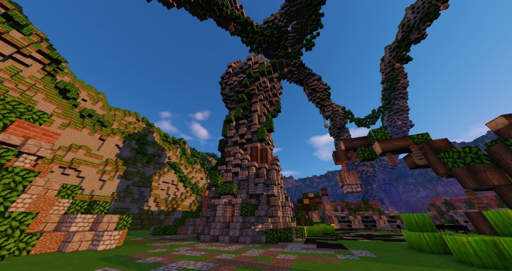 Towny Server Spawn Minecraft Map