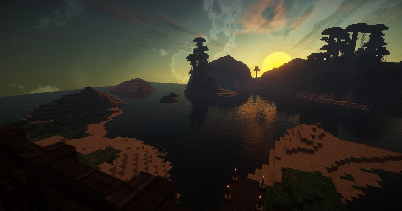 Medieval house on the shore Minecraft Map