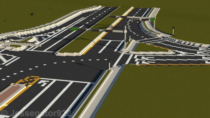 Highway Intersection in Gainesville, FL | Realistic [+Schematic ...