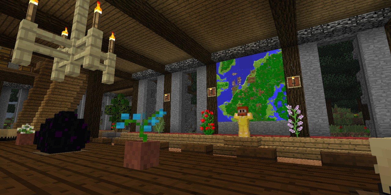 Horizontal Manor (World of Atlas) Minecraft Map