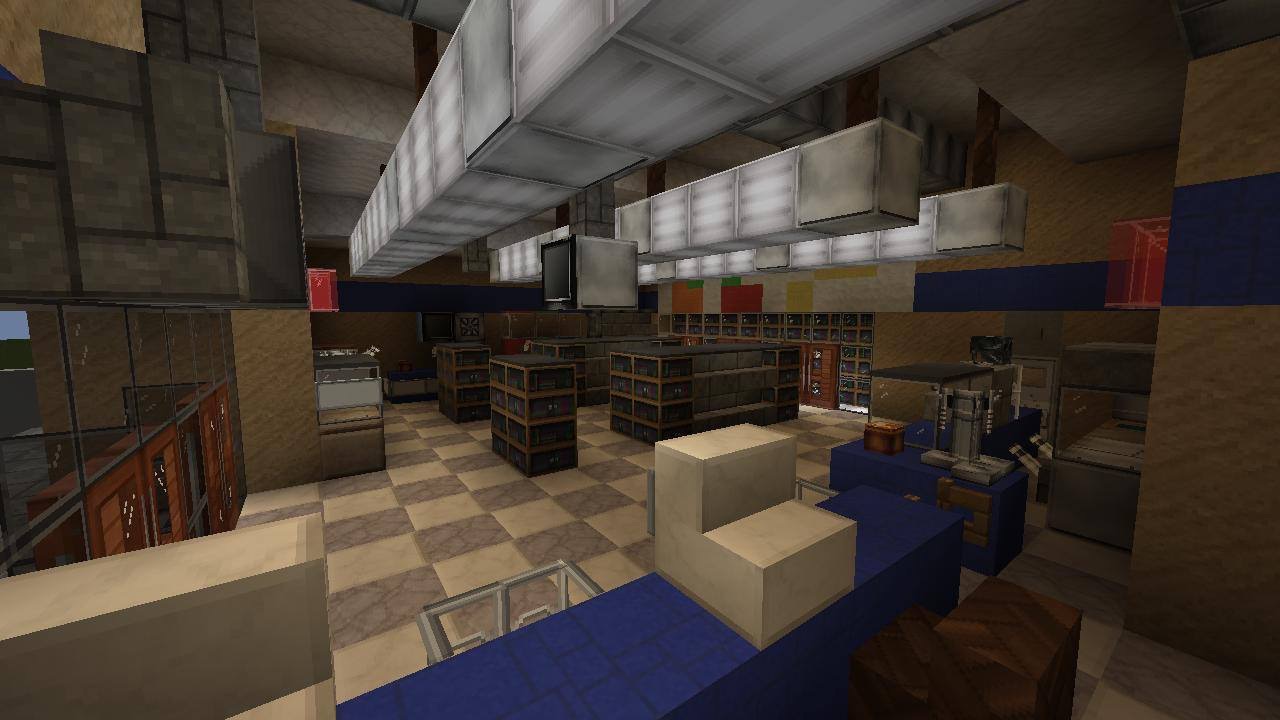 QuickStop Gas Station with Tim Hortons express Minecraft Map