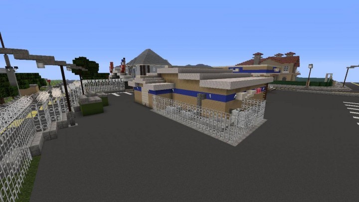 QuickStop Gas Station with Tim Hortons express Minecraft Map