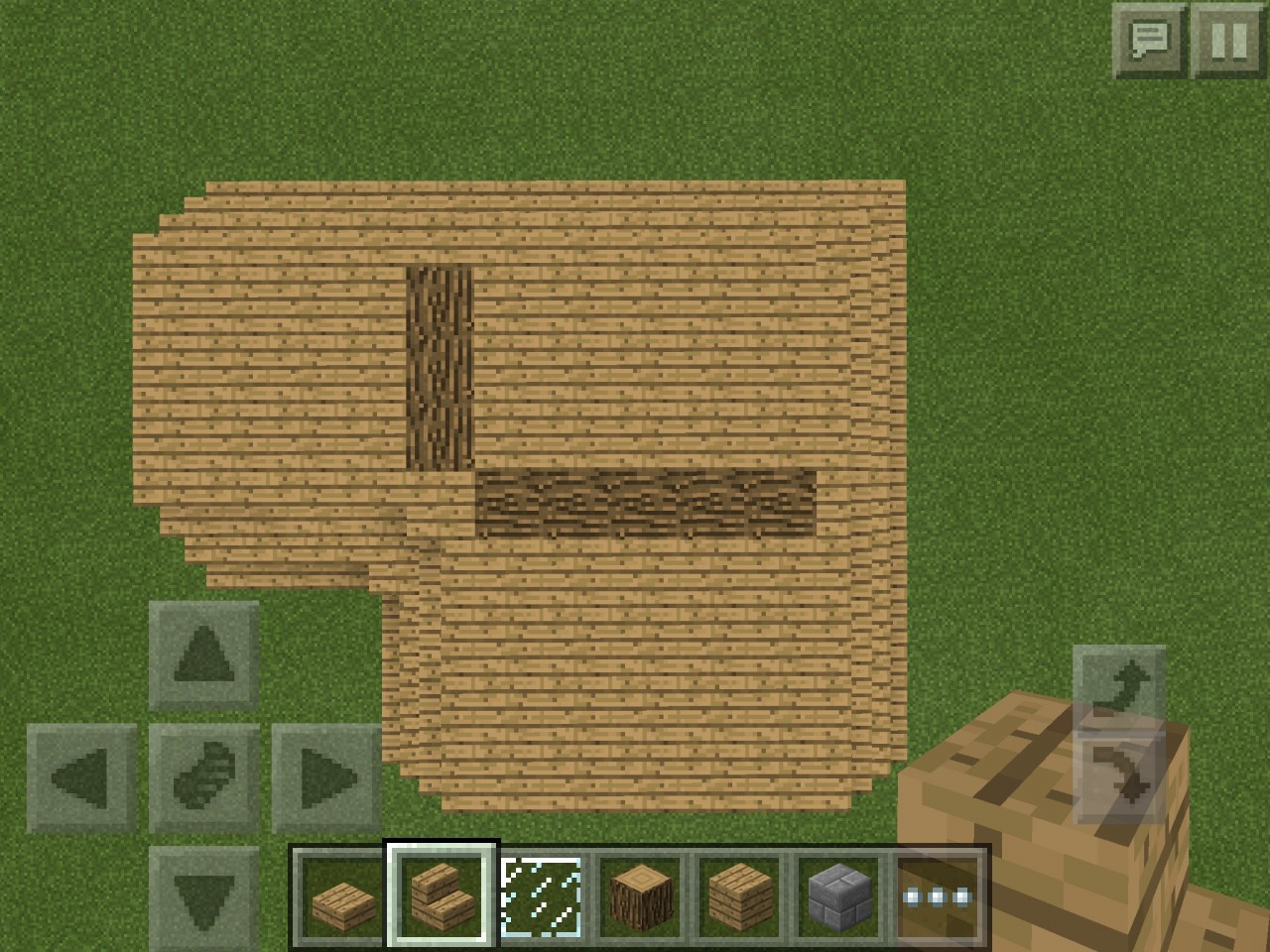 Large wooden house | Building tutorial Minecraft Map