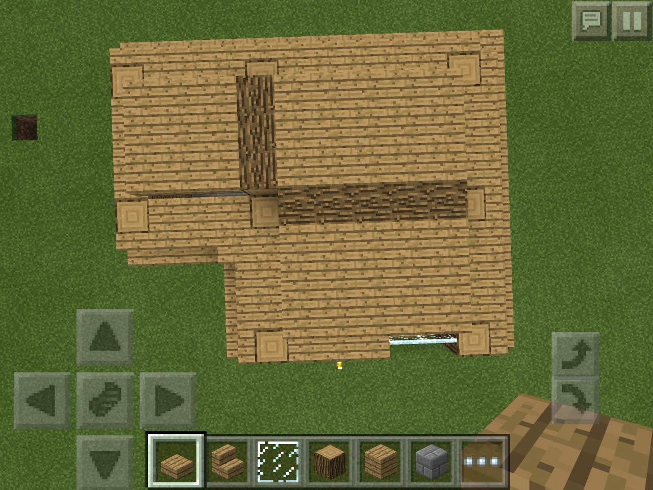 Large wooden house | Building tutorial Minecraft Map