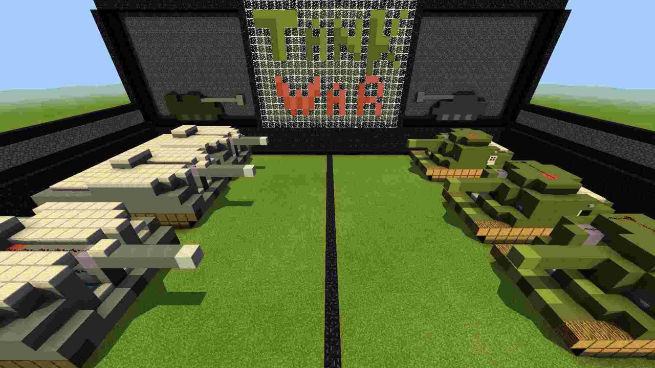 [PVP] Tank War (MCPE) Minecraft Map