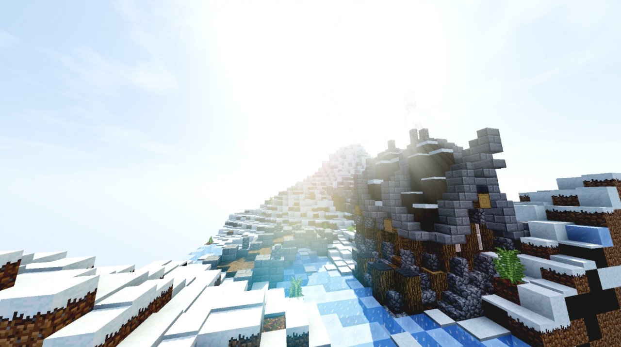 Tiny Winter Shack Minecraft Map