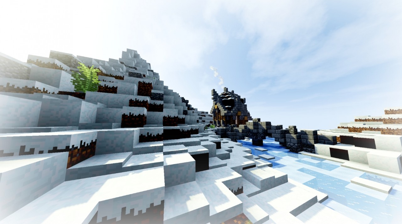 Tiny Winter Shack Minecraft Map