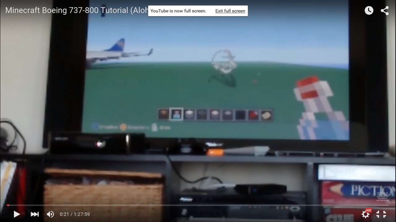 Boeing 737-800 Tutorial (Aloha Airlines) Minecraft Map