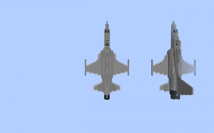 Northrop F-5E Freedom Fighter & F-20 Tigershark II [5:1] Minecraft Map