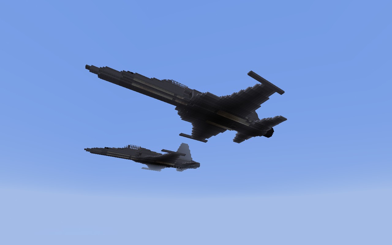 Northrop F-5E Freedom Fighter & F-20 Tigershark II [5:1] Minecraft Map