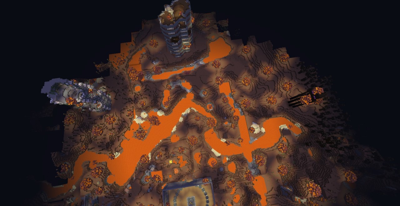The Wasteland of Lava Minecraft Map