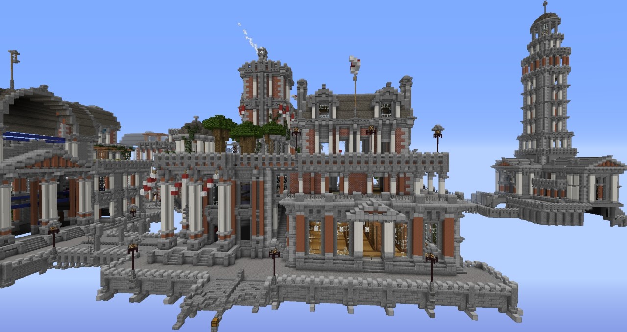 Skyline City Build Minecraft Map