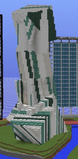 Geometric office building #5 Minecraft Map