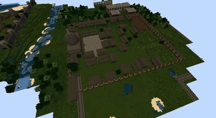 Panem- Hunger games map for 1.8 Minecraft Map