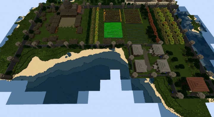 Panem- Hunger games map for 1.8 Minecraft Map