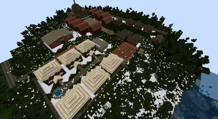 Panem- Hunger games map for 1.8 Minecraft Map