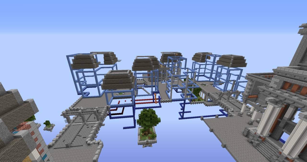 Skyline City Build Minecraft Map